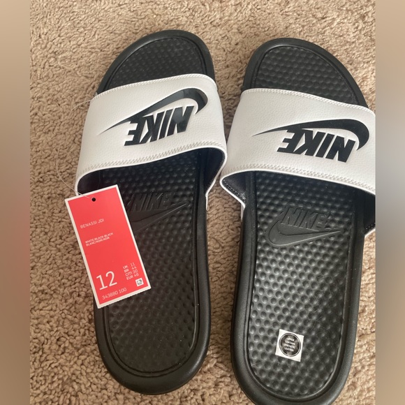 Nike | Shoes | Nike Benassi Jdi Mens Slides Size 2 | Poshmark